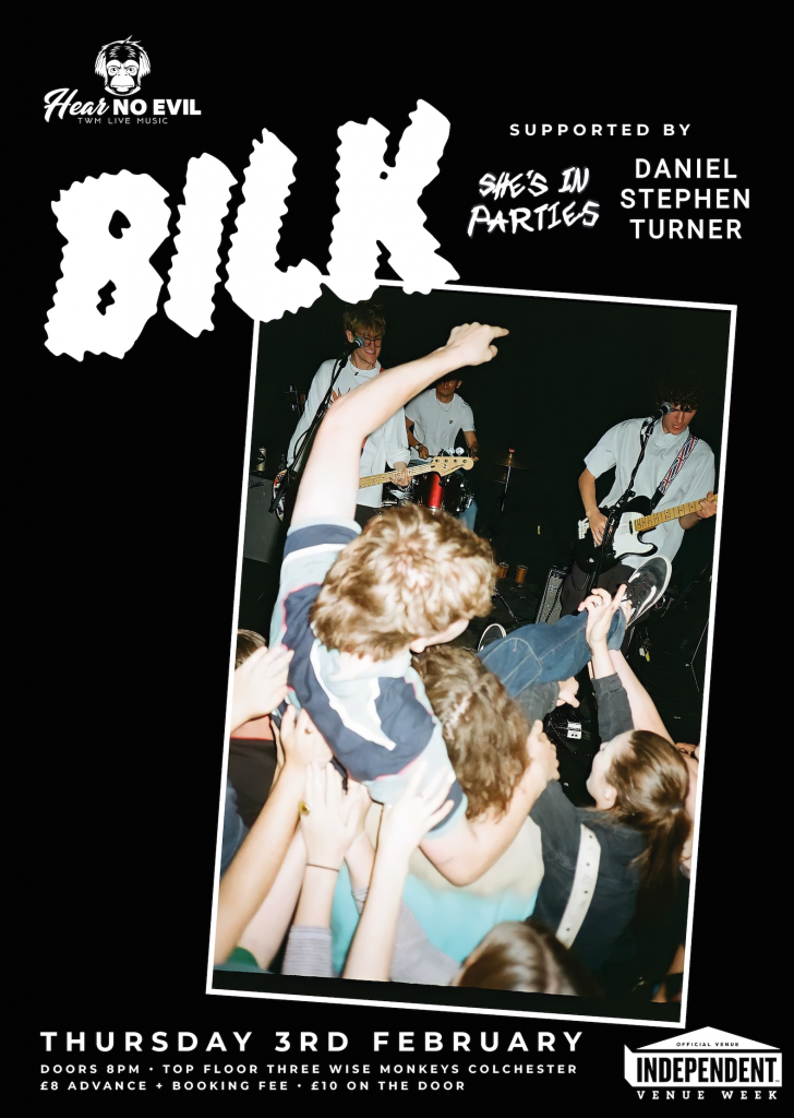 BILK - East Of England Tour - Colchester (IVW 2022) - Three Wise ...