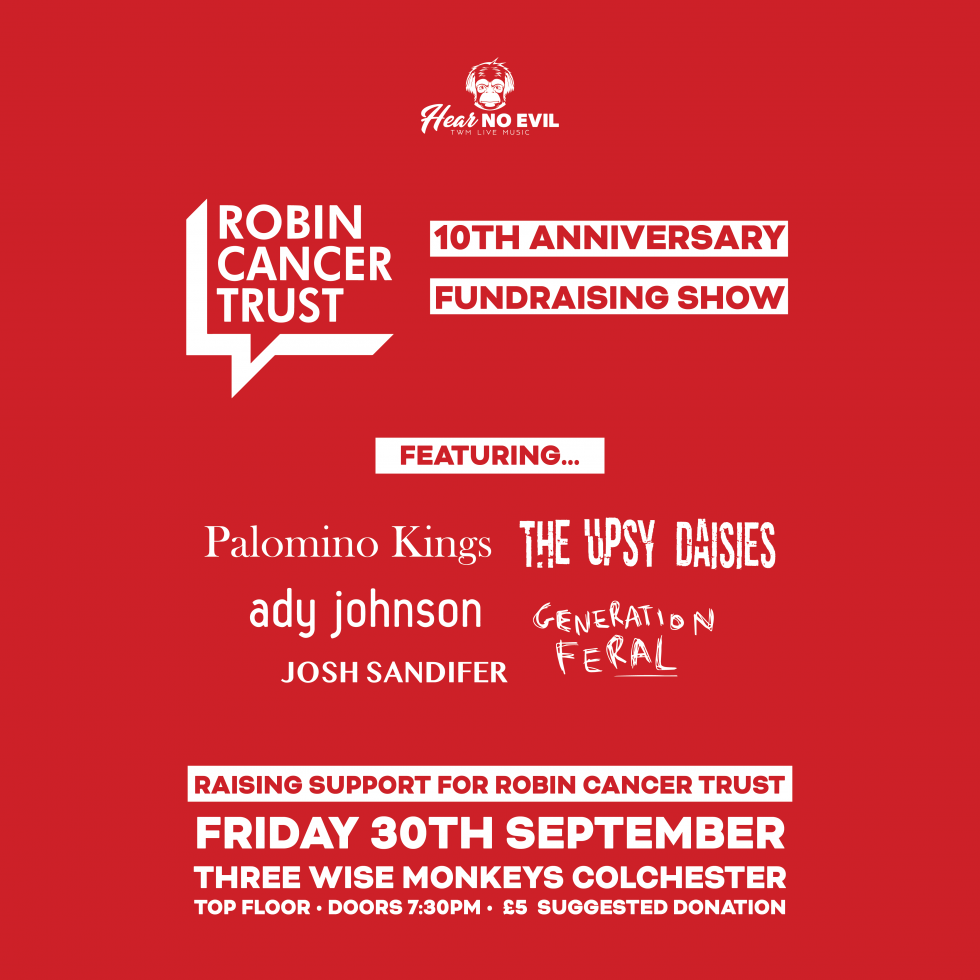 ROBIN CANCER TRUST 10TH ANNIVERSARY FUNDRAISING SHOW - Three Wise ...